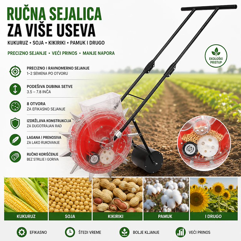 Ručna Sejalica za Kukuruz