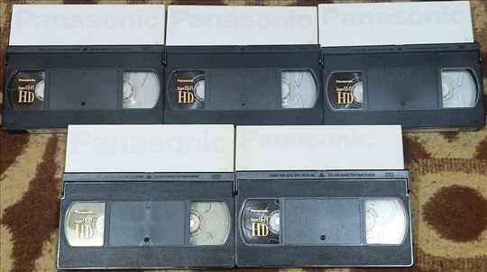 Kao nove VHS trake komada 5 Panasonik super Hifi