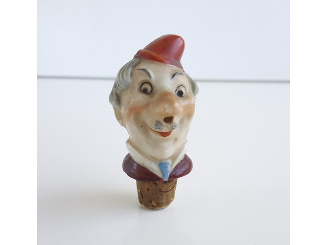Vintage keramički čep za flašu - bottle pourer