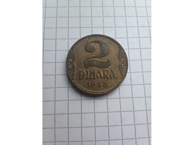 2 dinara 1938