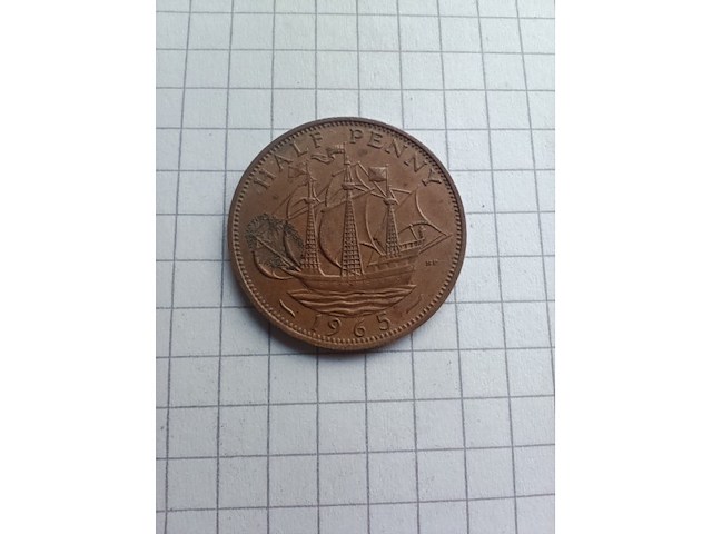 half penny 1965