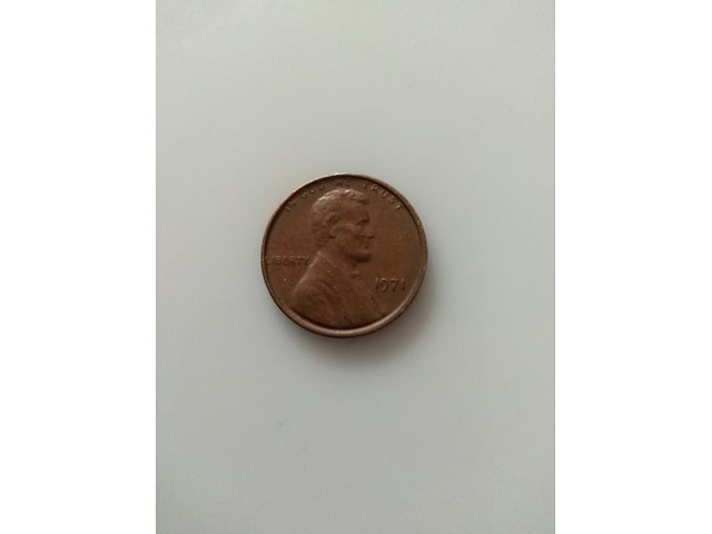 1 cent, USA, 1971.