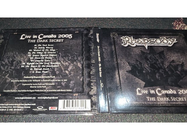 Rhapsody - Live in Canada 2005 CD+DVD , ORIGINAL