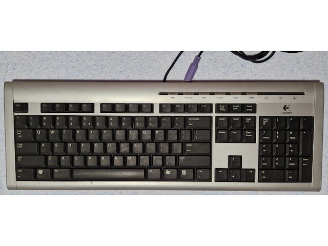 Logitech Ultraflat US Tastatura PS2
