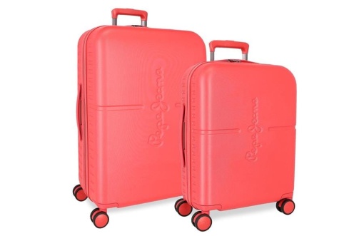 PEPE JEANS ABS Set kofera 2/1 - fuchsia