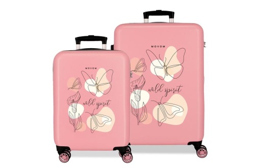 MOVOM WIL SPIRIT dečiji set kofera 2/1 - powder pink