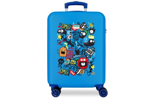 MOVOM MONSTERS dečiji kofer 55 cm - plava