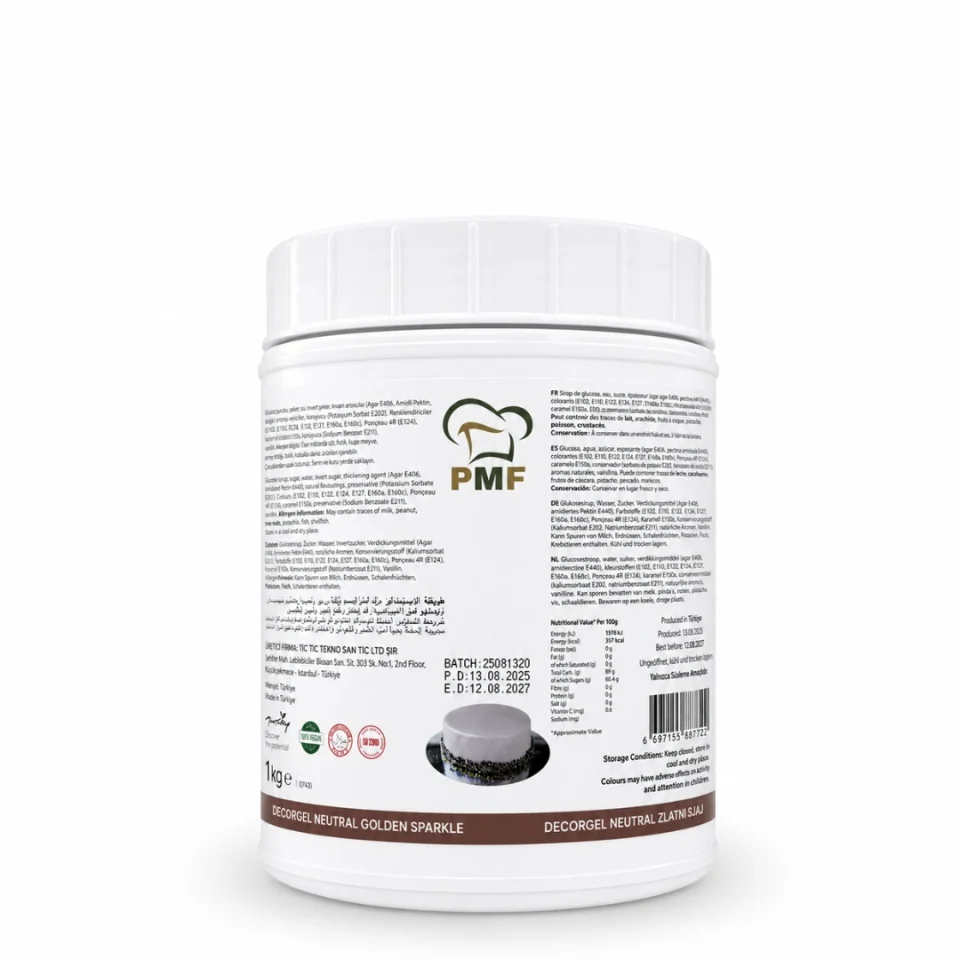 Hladna sjajna glazura ZLATNA 1kg