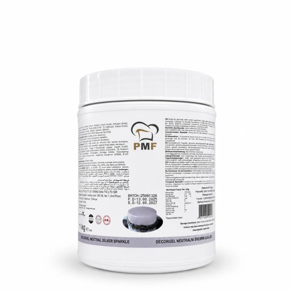 Hladna sjajna glazura SREBRNA 1kg