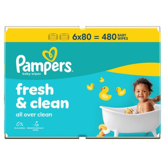 Pampers Fresh vlažne maramice 6X80 komada