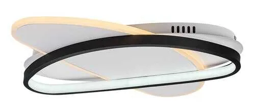 Plafonjera Brantiel LED 57 crno/ bela