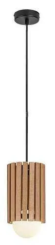 Visilica Noxelle G9 1x MAX 5 mat crno/ hrast