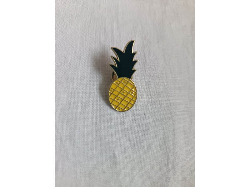 Ananas-broš za odeću ili torbu
