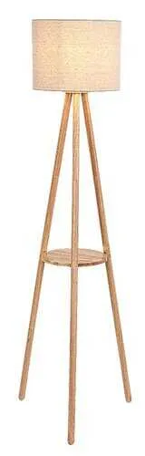 Podna lampa Trevia E27 1x MAX 40 hrast