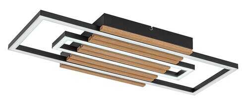 Plafonjera Noxelle LED 28 mat crno/ hrast