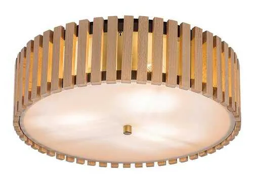 Plafonjera Noxelle E27 3x MAX 25 mat crno/ hrast