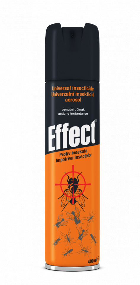 Insekticid EFFECT sprej univerzalni protiv letećih i gmižućih insekata 400g