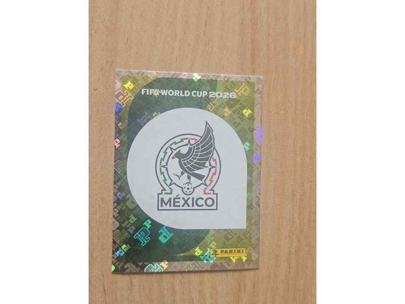 World Cup Panini 2026 sličica broj MEX 1