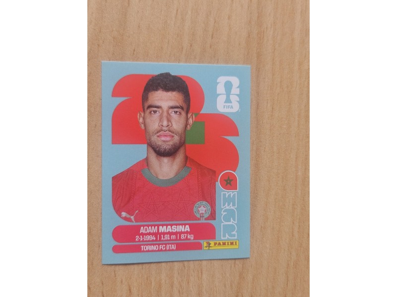 World Cup Panini 2026 sličica broj MAR 9