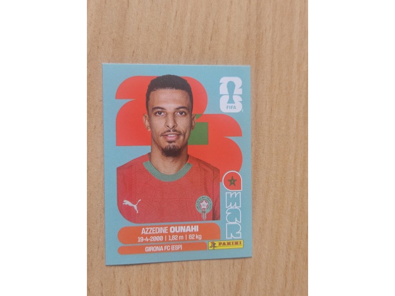 World Cup Panini 2026 sličica broj MAR 11
