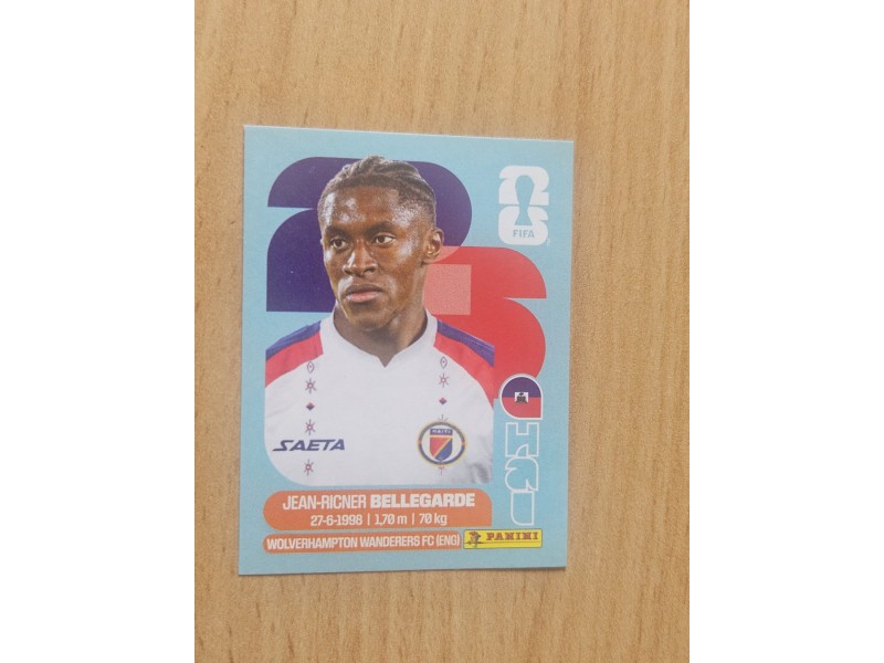 World Cup 2026 Panini sličica broj HAI 12