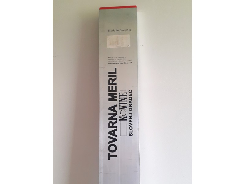 Libela aluminijumska Tovarna MERIL 180 cm