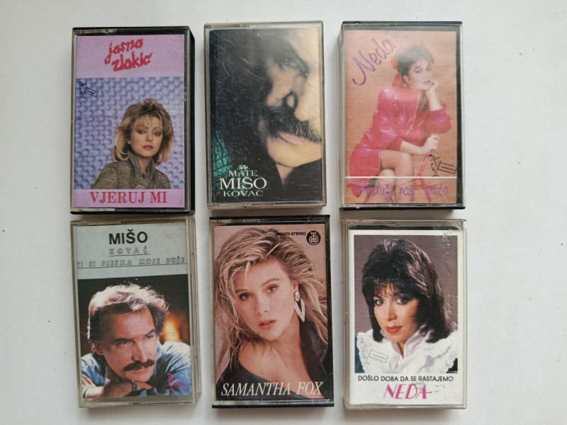 Audio kasete LOT 6 komada