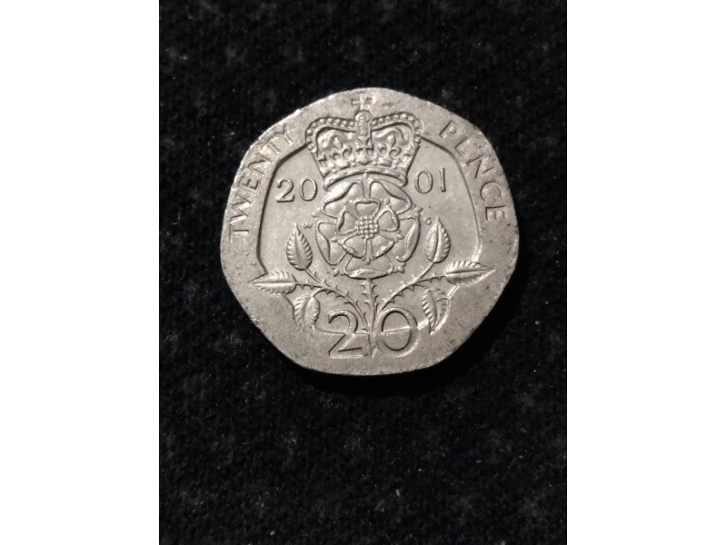 20 penija 2001 velika britanija