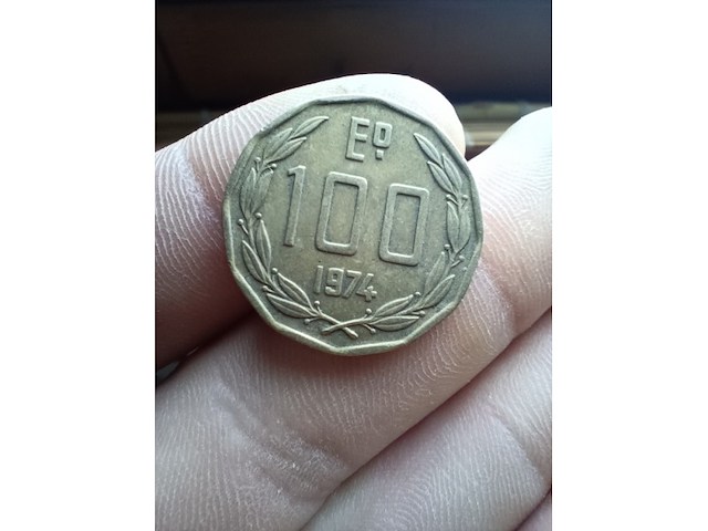 Čile - 100 escudos 1974