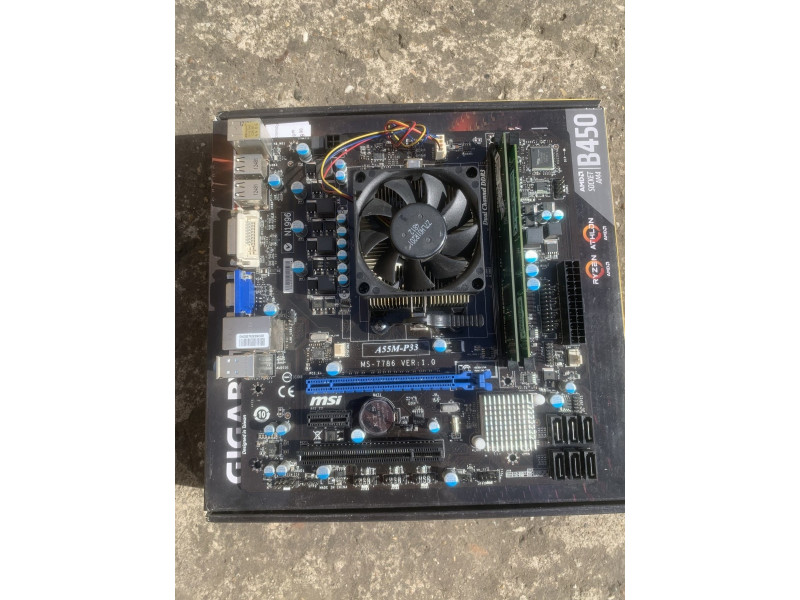 MSI FM1 + A8-3800 + 4GB RAM