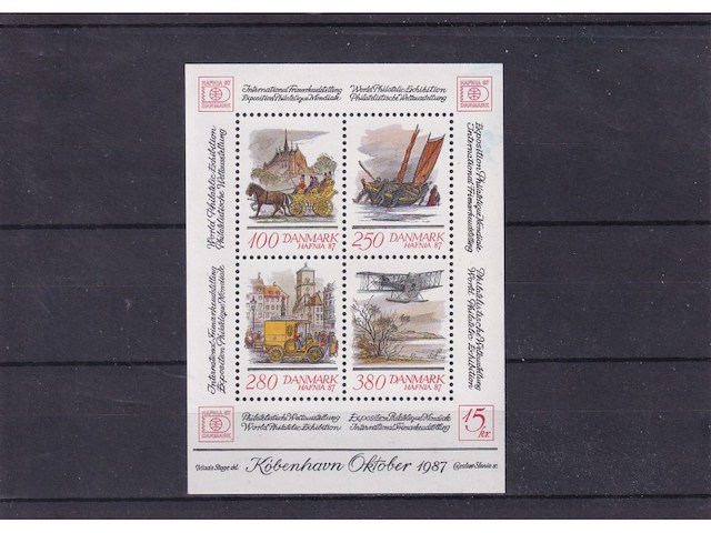 Danska 1986 Filatelistička izložba