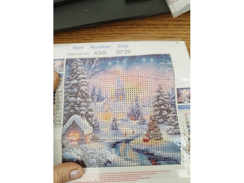 Puzzle neotpakovane Diamond art