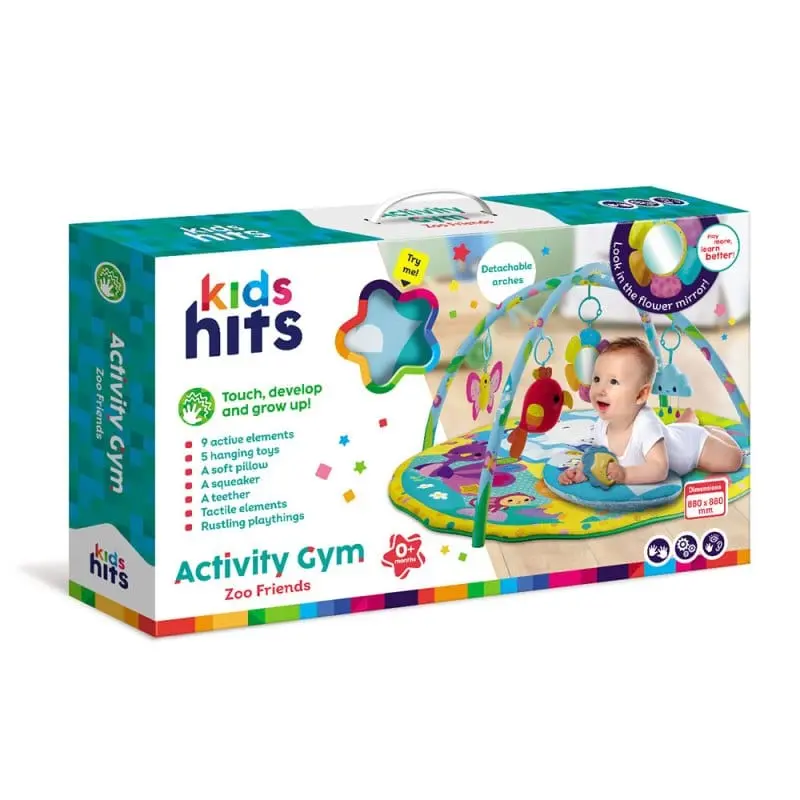 Kids Hits Podloga za aktivnosti bebe ZOO drugari