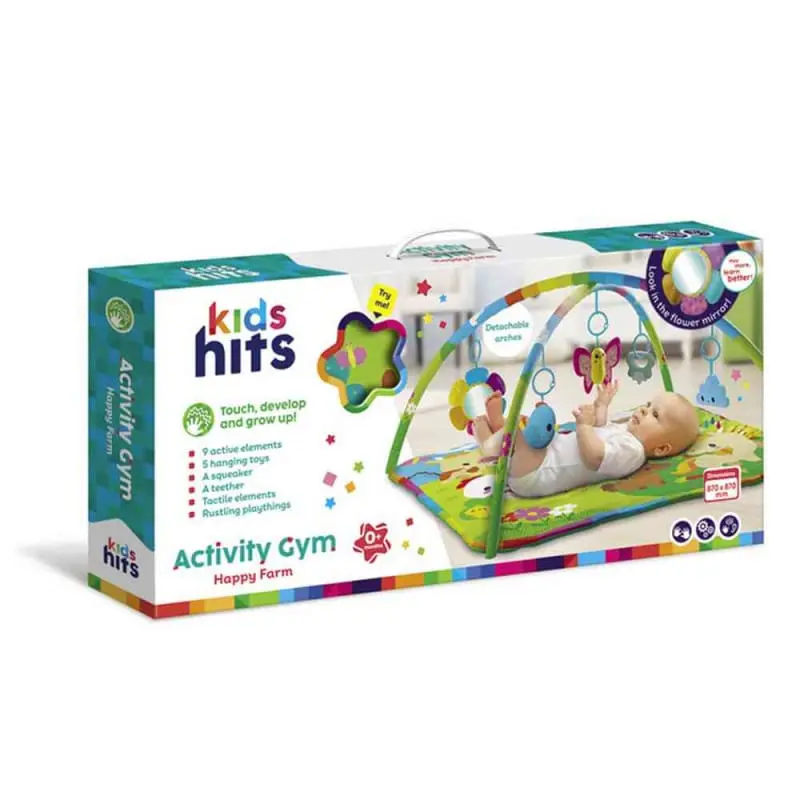 Kids Hits Podloga za aktivnosti bebe Happy farm