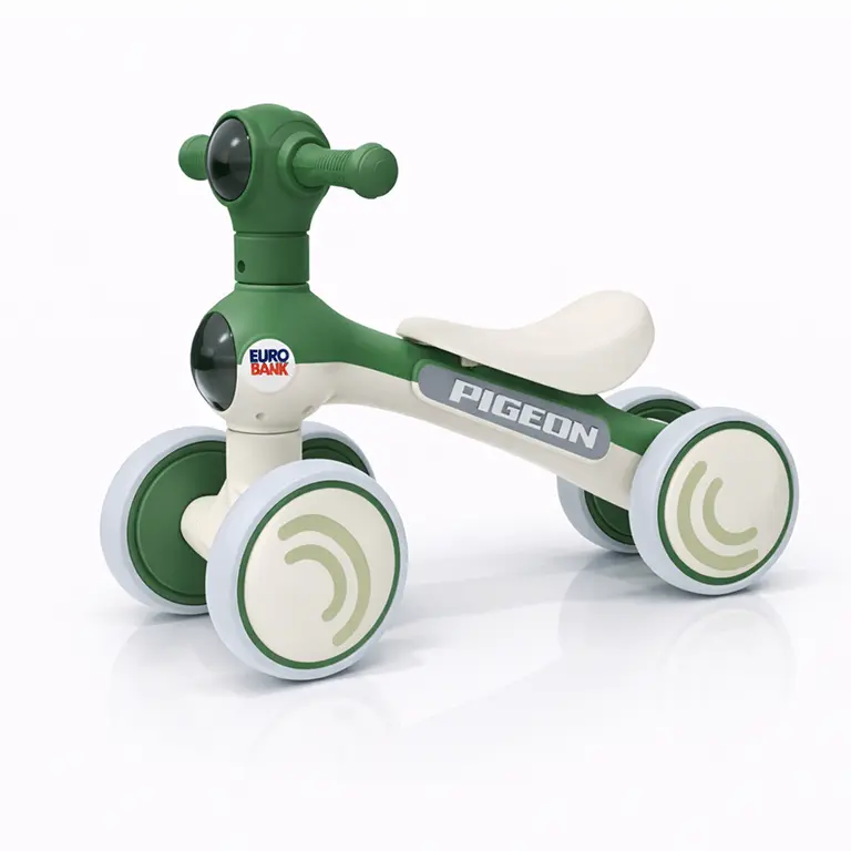 Eurobajk Guralica balanser za decu Model 1, Zelena
