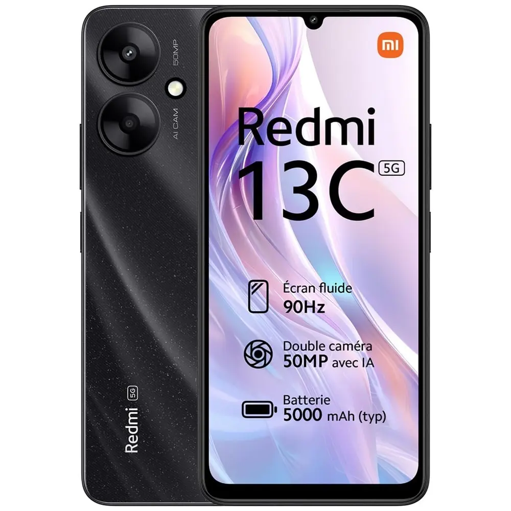Xiaomi Refabrikovani mobilni telefon Redmi 13C 4G, 6.74", 1600 x 720, 90 Hz, 50 MP, 8 MP, 4/128GB, Crni