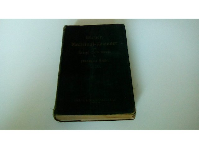 bečki medicinski kalendar 1930.