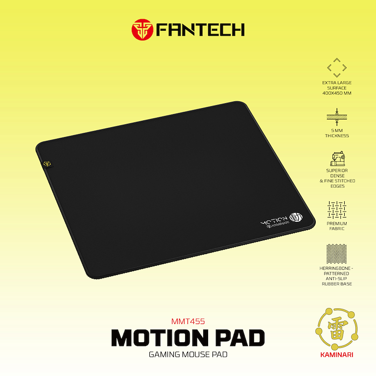 Podloga za mis Fantech Motion pad MMT455 KAMINARI crna