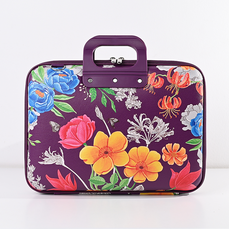 Torba za laptop Fashion Peony 14″ ljubicasta