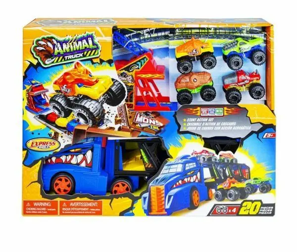 Igračka Kamion Express Wheels sa 4 džipa 32086