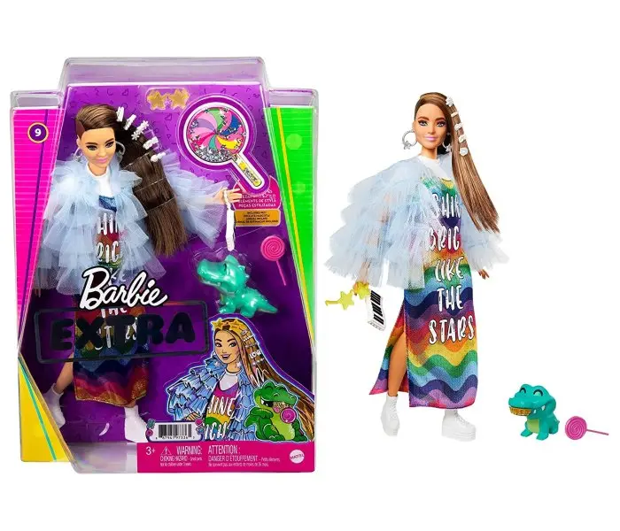 BARBIE Lutka Extra Brineta
