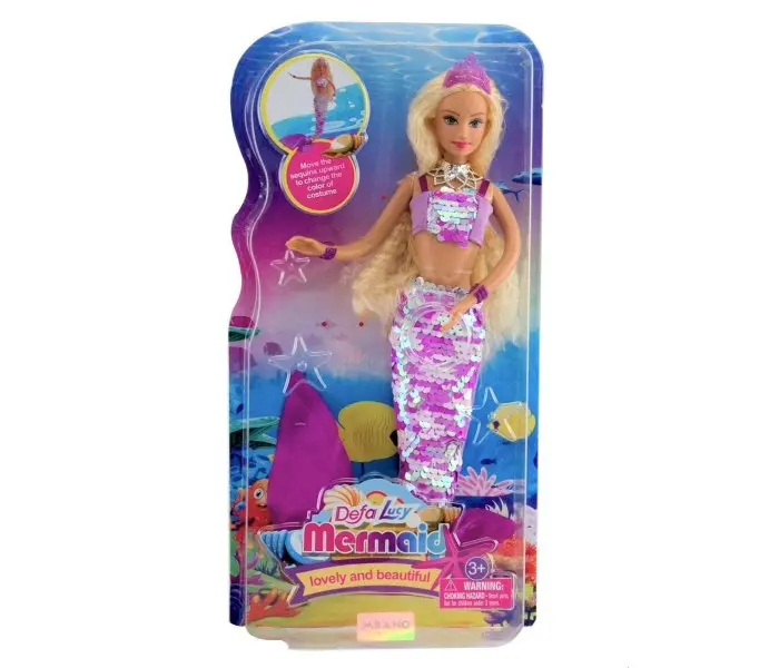 Defa Igračka lutka Lusi sirena, Šarena