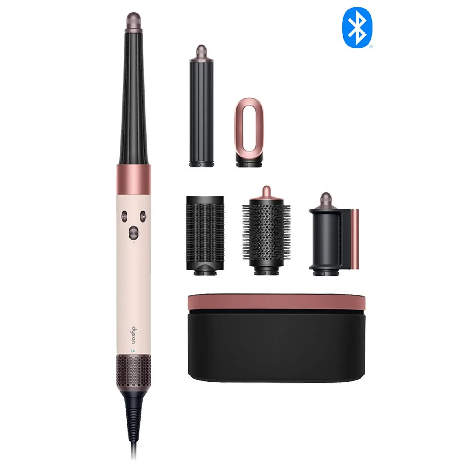 Dyson Stajler za kosu sa nastavcima Airwrap i.d. 601848 , 1300 W, 3 brzine, Bluetooth, Rose gold