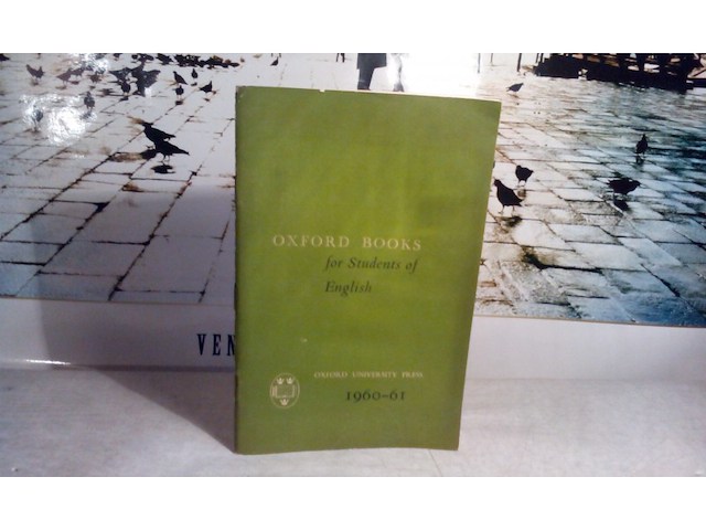 Oxford books for students of english  1960-`61