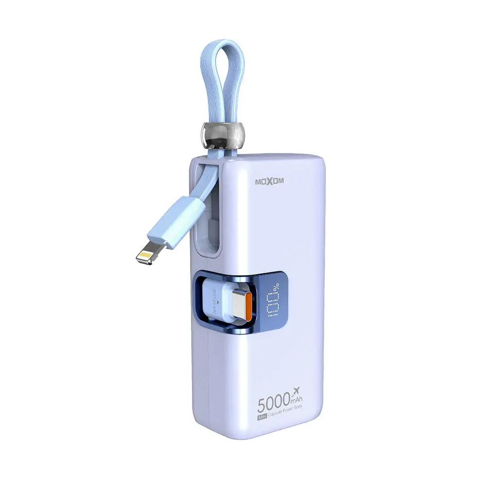 Moxom Power Bank MX‑PB161 PD20W + QC22.5W 5000mAh, Plavi