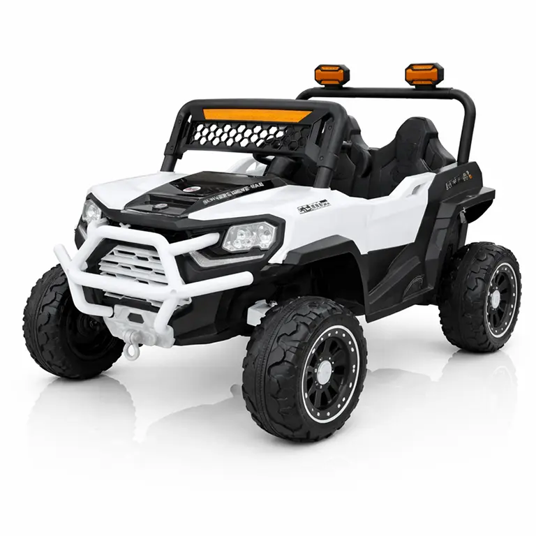 Eurobajk Džip terenac na akumulator za decu Model 1, 4x4, Beli