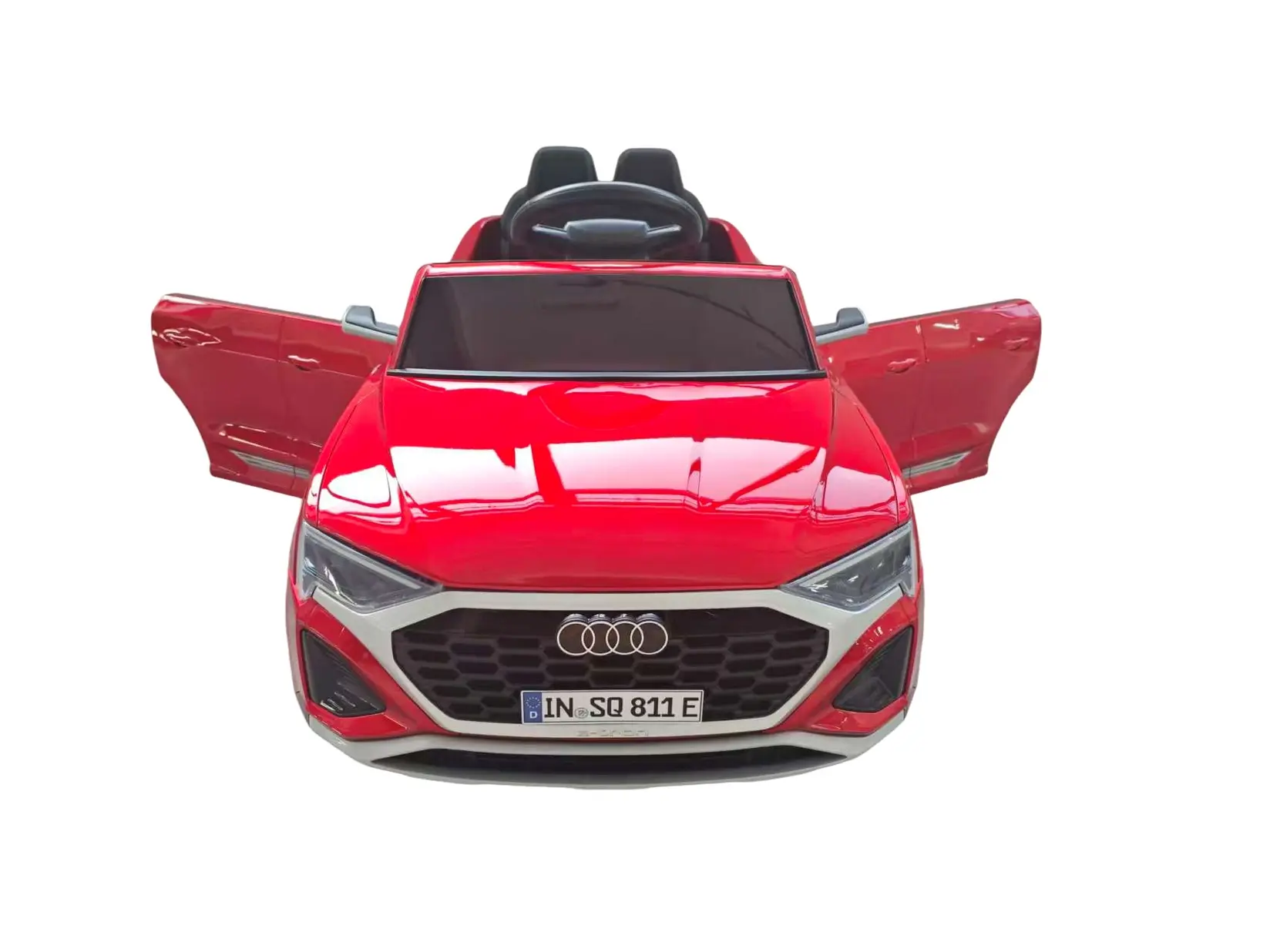 Eurobajk Automobil na akumulator za decu Audi Q5, 4x4, Dvosed, Licencirani, Crveni
