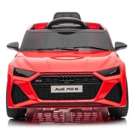 Eurobajk Automobil na akumulator za decu Audi RS6 Licencirani, Crveni