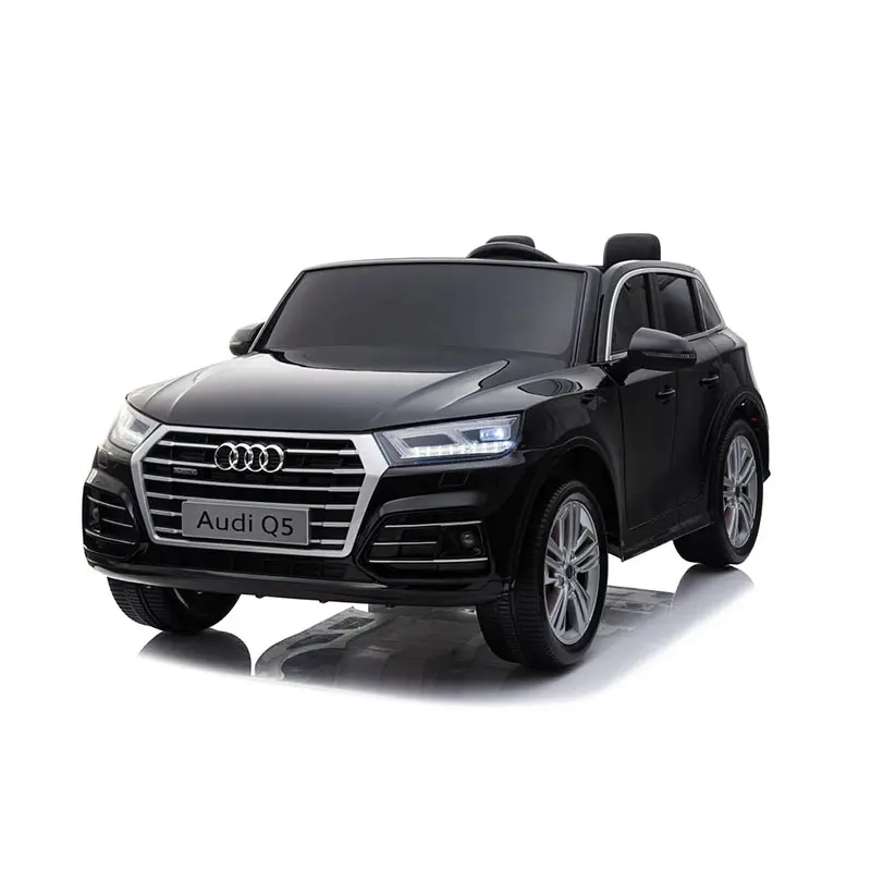 Eurobajk Automobil na akumulator za decu Audi Q5, 4x4, Dvosed, Licencirani, Crni