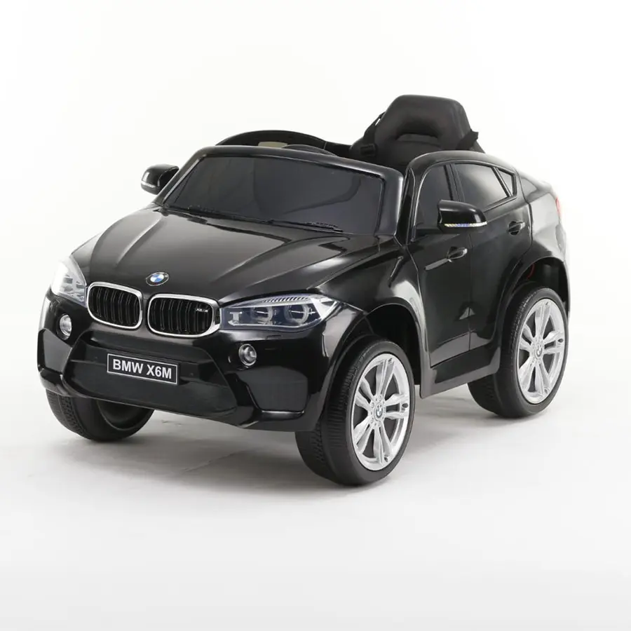Eurobajk Automobil na akumulator za decu BMW X6, Crni